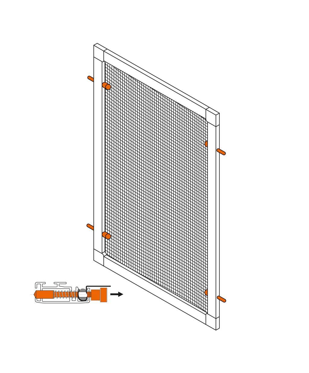 Framed Window Fly Screens | Window Insect Screens