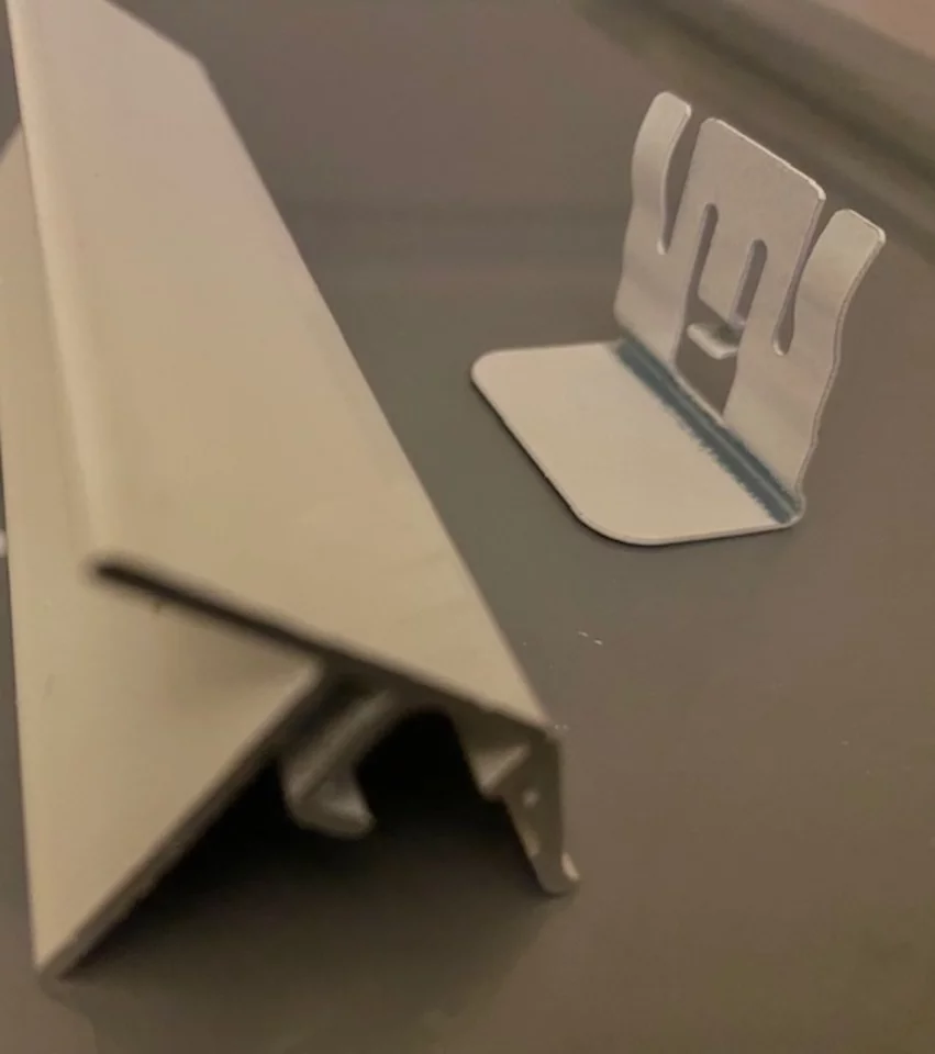 Perfect Fit White Sample Frame & Bracket | Newblinds.co.uk