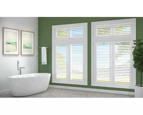 Arctic White Perfect Fit Shutters | Newblinds.co.uk